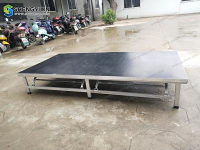 China Portable and Movable Promotion wedding used hotel aluminum folding portable stage platform for sale