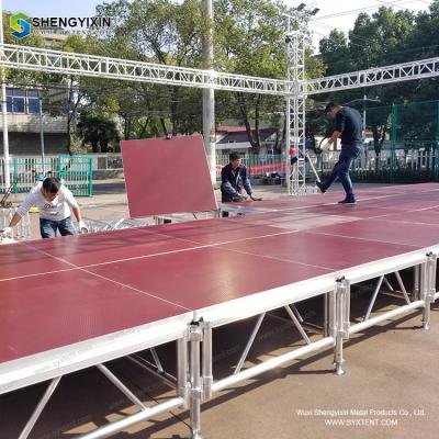China Concerts aluminum stage /mobile guangzhou supporting truss structure for outdoor for sale
