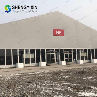 China Big aluminium tent with double coated PVC clear transparent covers for event, party, wedding, exhibition for sale
