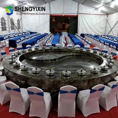 China Customized Large Event hot sell beautiful design simple aluminium canvas big party tent for sale