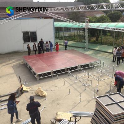 China Event Mobile Chorus Stage Choral Riser Aluminum Folding Wholesale portable mobile steel folding stage with wheels for sale