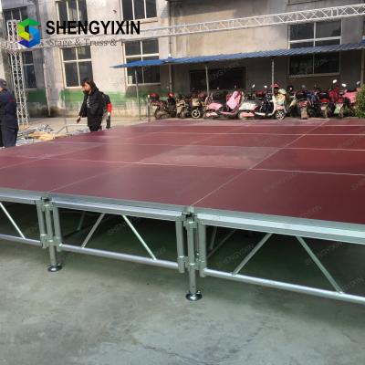 China Outdoor adjustable performance event stages for sale ,portable aluminium party concert mobile stage platform for sale
