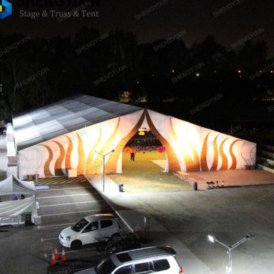 China Waterproof exhibition tensile large event used rooftop tent foldable house tents 10x20ft for sale for sale