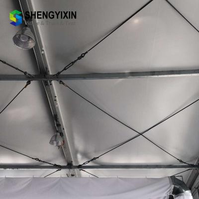 China Aluminum Frame Luxury Event Transparent Marquee Wedding Tent With Waterproof PVC Cover for sale