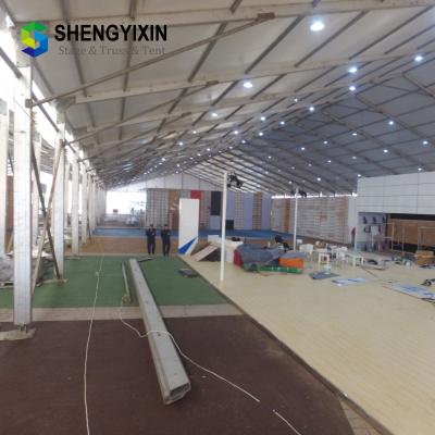 China Sports events motocross beach shading event tent Outdoor aluminum large polygon event tent for tennis court for sale