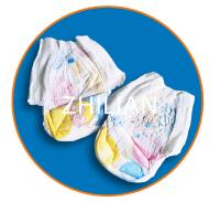 China Baby Pull Up Diaper Machine 2pcs Type Baby Training Pants Machine for sale