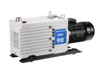 China 90 m³/h Two-stage Oil Sealed Rotary Vane Vacuum Pump DRV90 RAL 7047 for sale