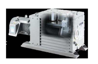 China 255m³/h  Oil Lubricated Dual Stage Rotary Vane Vacuum Pump Compact Size Painting Surface for sale