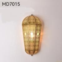 China PVC Shade Retro Copper Ceiling And Wall Lights Copper Bedroom Wall Lights for sale