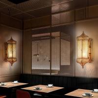 China Glass Shade Luminous Vintage Copper Wall Light With 50000 Hours Lifespan for sale