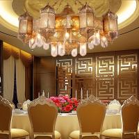 China Interior Brass Vintage Living Room Chandelier 132*132*60cm Packing Dimension for sale