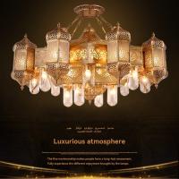 China Interior Brass Vintage Living Room Chandelier 132*132*60cm Packing Dimension for sale