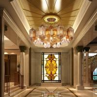 China Interior Brass Vintage Living Room Chandelier 132*132*60cm Packing Dimension for sale