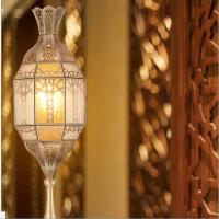 China Restaurant Decorative Copper Standing Lamp Copper Retro Floor Lamp for sale