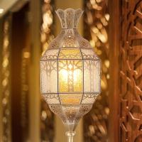 China Restaurant Decorative Copper Standing Lamp Copper Retro Floor Lamp for sale