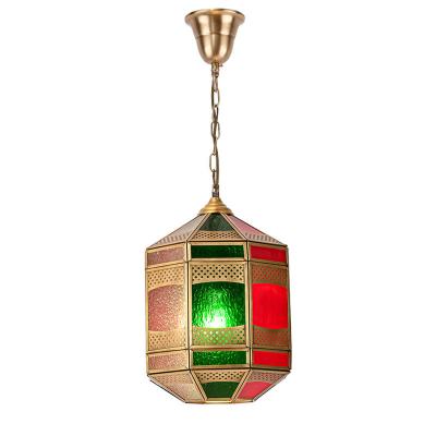 China LED Handmade Aged Copper Pendant Light With 50000 Hours Lifespan for sale