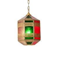 China LED Handmade Aged Copper Pendant Light With 50000 Hours Lifespan for sale