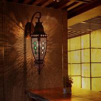 China Villa Courtyard Muslim Style Copper Wall Lamp Copper Wall Sconce Lights for sale