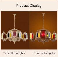 China Hotel Arabian Style Copper Grove Chandelier Copper Lantern Chandelier for sale
