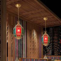 China LED Decoratiove Large Copper Chandelier Antique Copper Pendant Light for sale