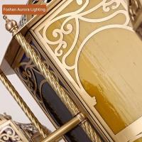 China Hotel Arabian Style Copper Grove Chandelier Copper Lantern Chandelier for sale