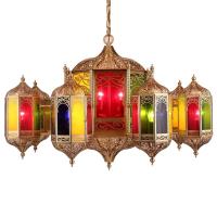 China Hotel Arabian Style Copper Grove Chandelier Copper Lantern Chandelier for sale