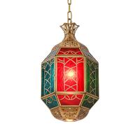China LED Decoratiove Large Copper Chandelier Antique Copper Pendant Light for sale