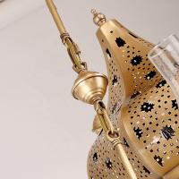 China Gold Vintage Living Room Chandelier For Hotel In Pure Copper for sale