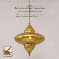 China Southeast Asian Unique Copper Hanging Light For Bathroom Large Sizes for sale