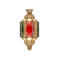 China Hollow Art Luminous Vintage Wall Sconce Light With Arabic Style for sale