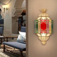 China Hollow Art Luminous Vintage Wall Sconce Light With Arabic Style for sale