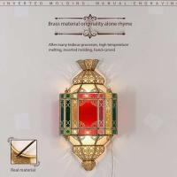 China Hollow Art Luminous Vintage Wall Sconce Light With Arabic Style for sale