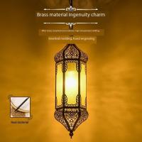 China Gold Brass Copper Coloured Pendant Lights For Bedrooms With Switch Control for sale