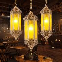 China Gold Brass Copper Coloured Pendant Lights For Bedrooms With Switch Control for sale