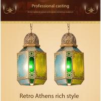 China Switch Control Handmade Vintage Copper Chandelier With Romantic Style for sale