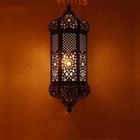 China Handmade Living Room Vintage Copper Wall Light With 50000 Hous Lifespan for sale