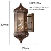China Handmade Living Room Vintage Copper Wall Light With 50000 Hous Lifespan for sale