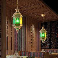 China Exotic Middle Antique Copper Chandelier Copper Lantern Pendant Light for sale