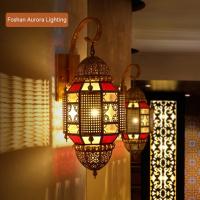 China European Style Outdoor Vintage Copper Wall Light Retro Vintage Wall Lights for sale