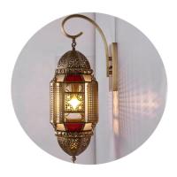 China European Style Outdoor Vintage Copper Wall Light Retro Vintage Wall Lights for sale