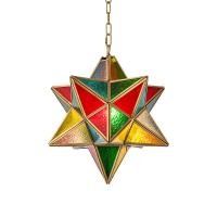 China Stained Glass Small Vintage Copper Desk Lamp Copper Table Lights for sale