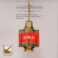 China Brass Large Vintage Copper Ceiling Light For Arab Living Room for sale
