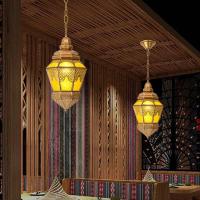 China LED Decorative Vintage Copper Chandelier For Restaurant E27 Bulb Base for sale
