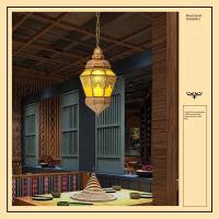 China LED Decorative Vintage Copper Chandelier For Restaurant E27 Bulb Base for sale
