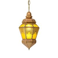China LED Decorative Vintage Copper Chandelier For Restaurant E27 Bulb Base for sale