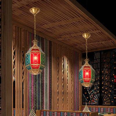 China Interior Laser Printing Vintage Copper Chandelier For Aisle Entryway for sale