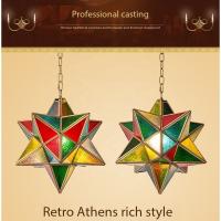 China Hotel Classic Design Copper Led Pendant Lights With Copper Body Material for sale