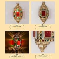 China Southeast Asian Hotel Vintage Copper Wall Light With Romantic Style for sale