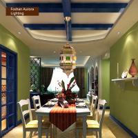 China Hotel Middle Copper Dining Room Chandelier Copper Chandelier Lighting for sale
