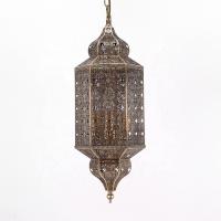 China LED Muslim Style Copper Bronze Pendant Light Copper Light Chandelier for sale